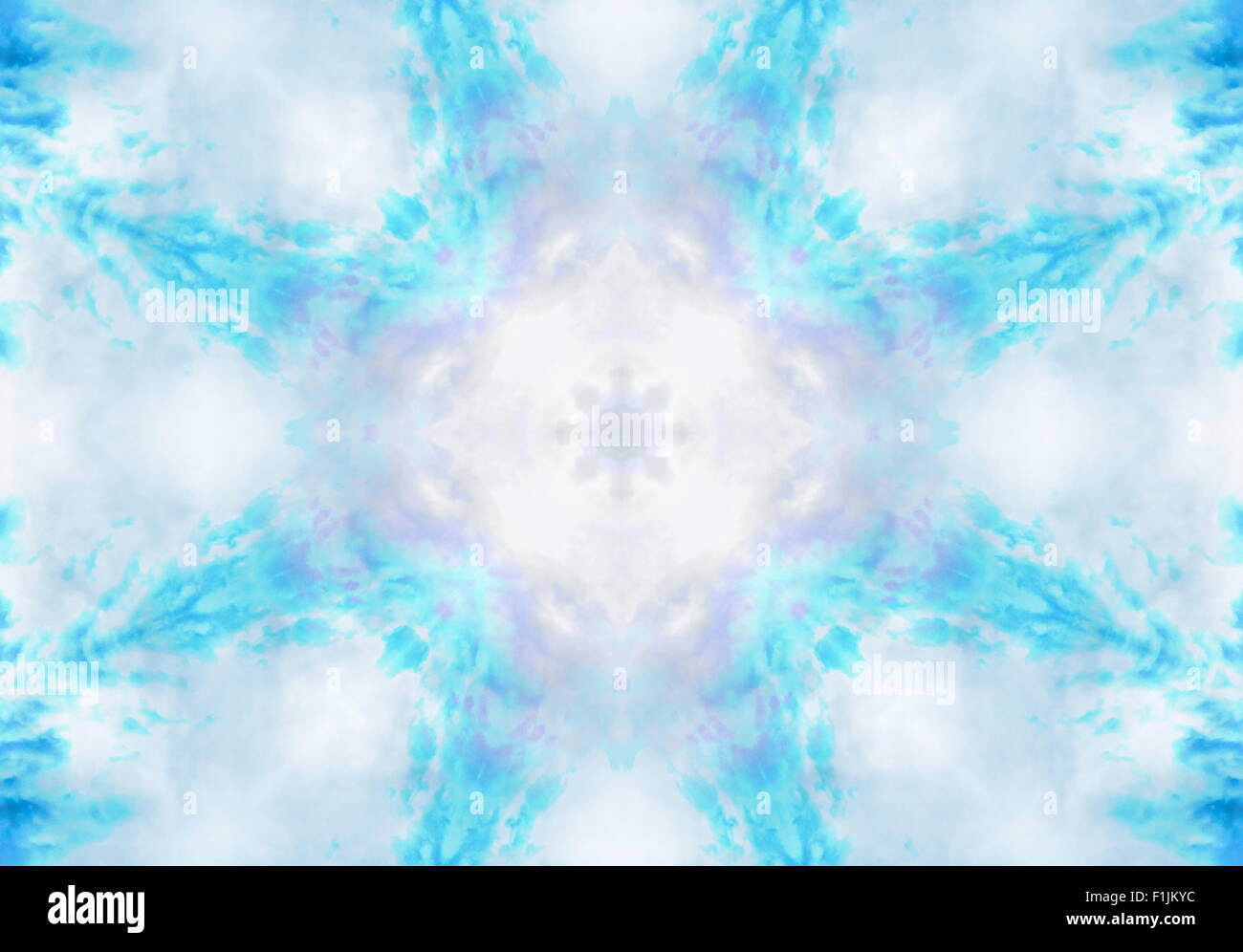 blue color drawing in kaleidoscope pattern - blue color drawing in ...