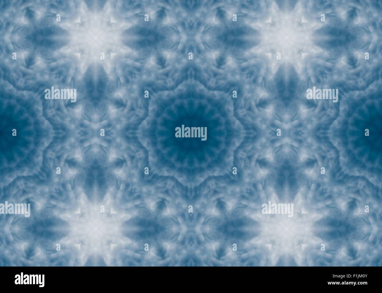 blue color drawing in kaleidoscope pattern - blue color drawing in ...