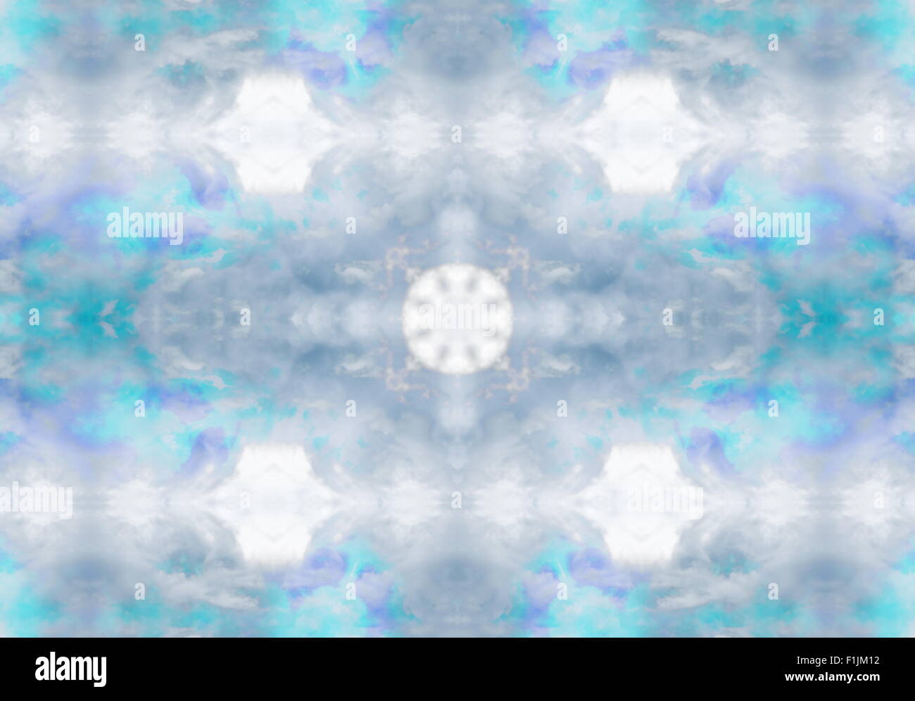 blue color drawing in kaleidoscope pattern - blue color drawing in ...