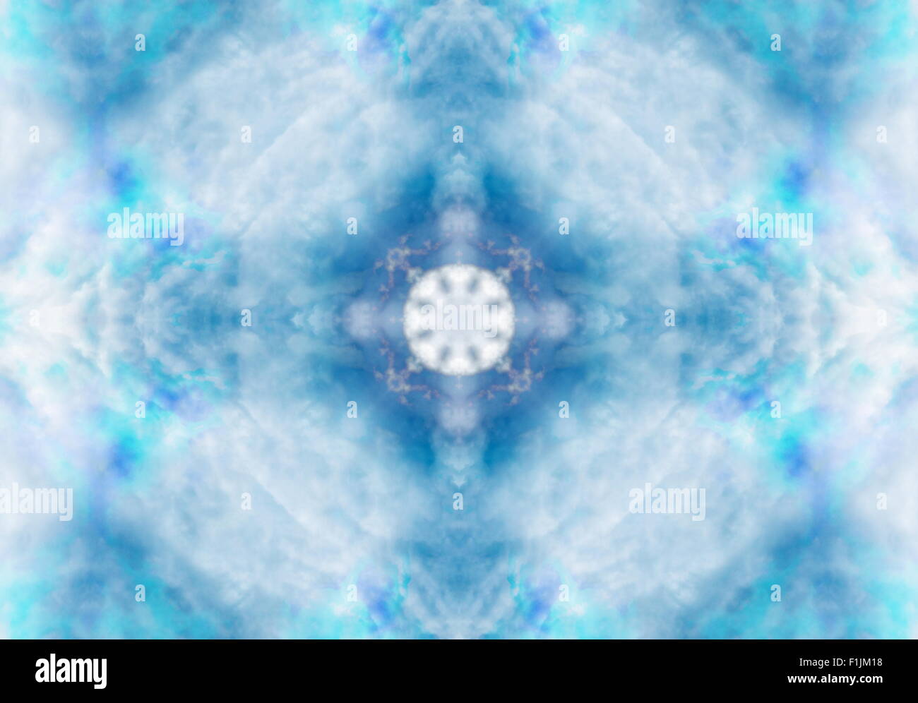 blue color drawing in kaleidoscope pattern - blue color drawing in ...