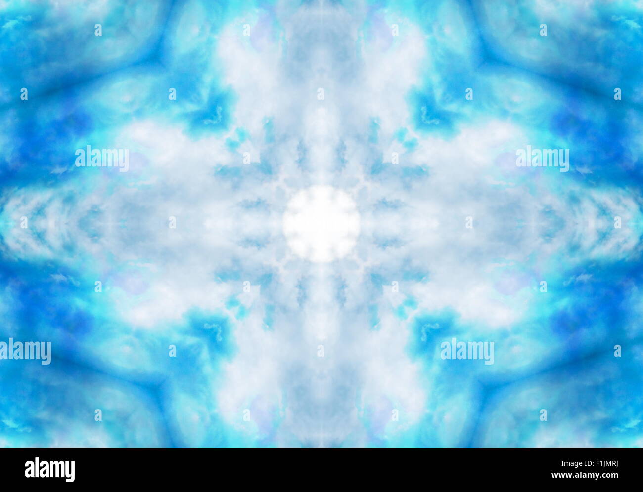 blue color drawing in kaleidoscope pattern - blue color drawing in ...