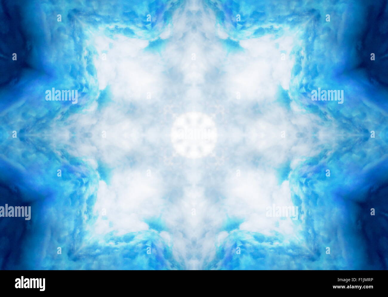 blue color drawing in kaleidoscope pattern - blue color drawing in ...