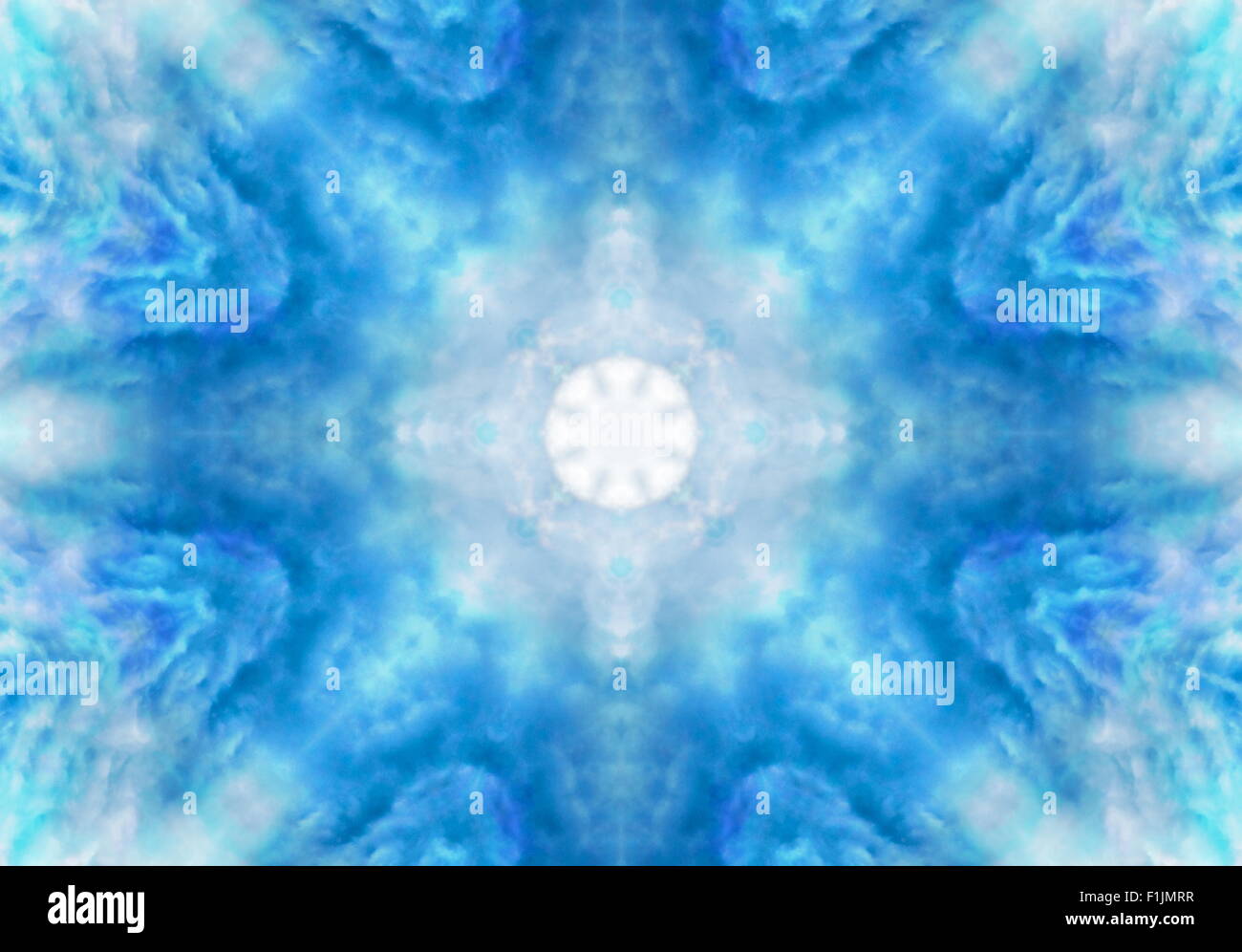 blue color drawing in kaleidoscope pattern - blue color drawing in ...