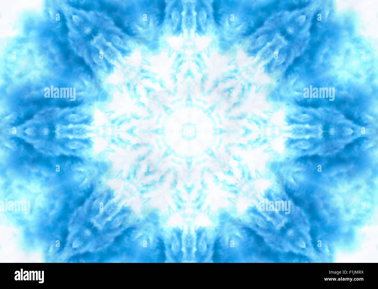 blue color drawing in kaleidoscope pattern - blue color drawing in ...