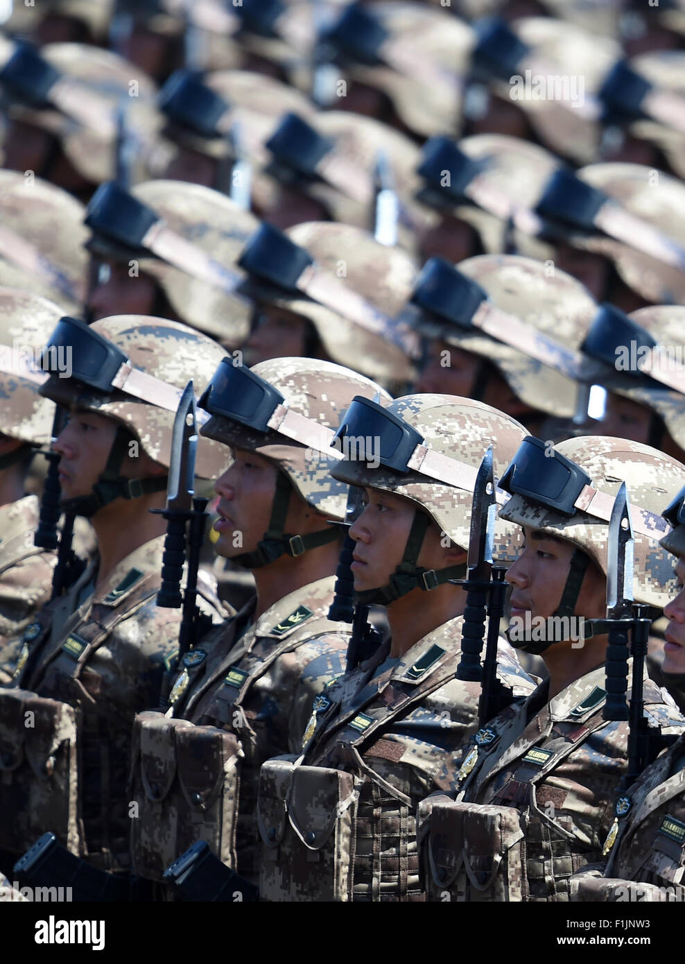 Beijing, China. 3rd Sep, 2015. The phalanx honoring heroes of ...