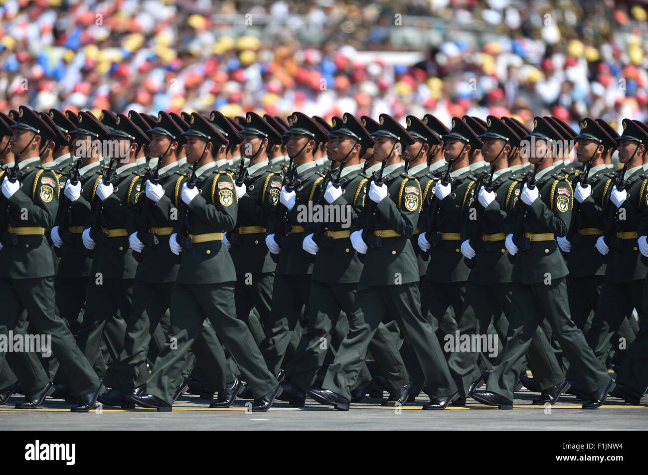 Beijing, China. 3rd Sep, 2015. The phalanx honoring heroes of "the ...