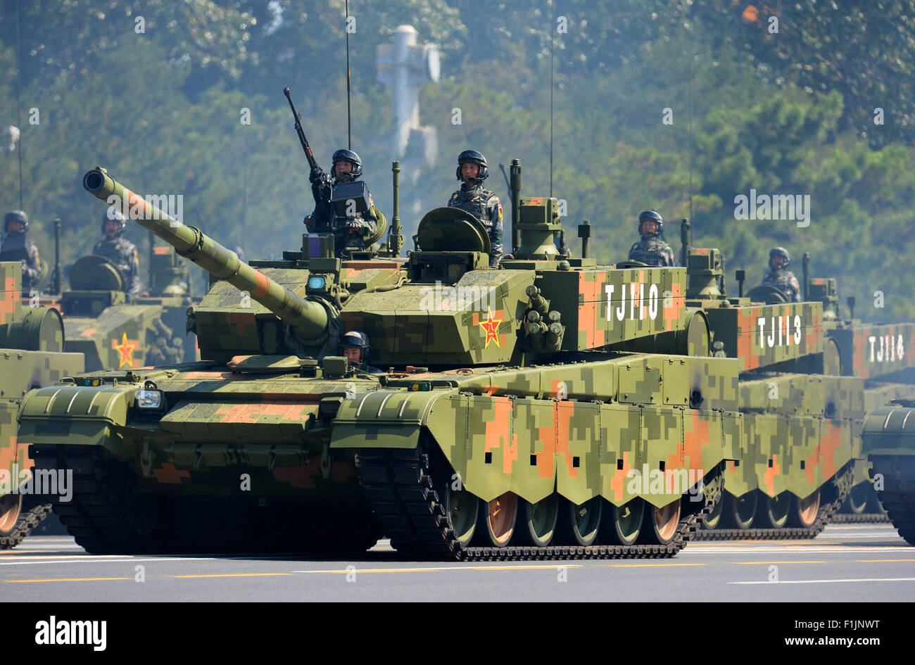 Chinese military parade tanks hi-res stock photography and images - Alamy