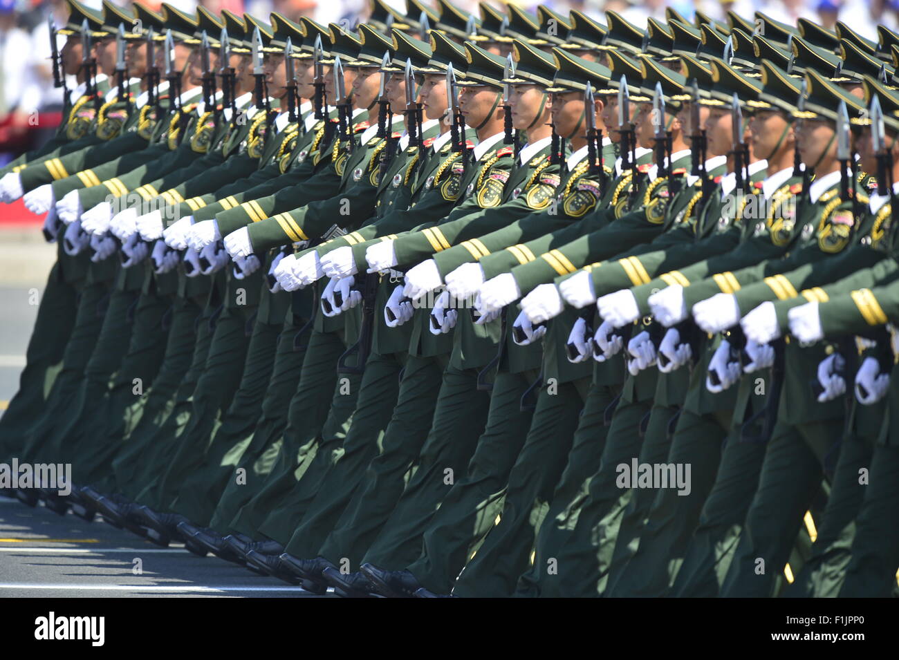 Beijing, China. 3rd Sep, 2015. The phalanx honoring heroes of "Armed ...