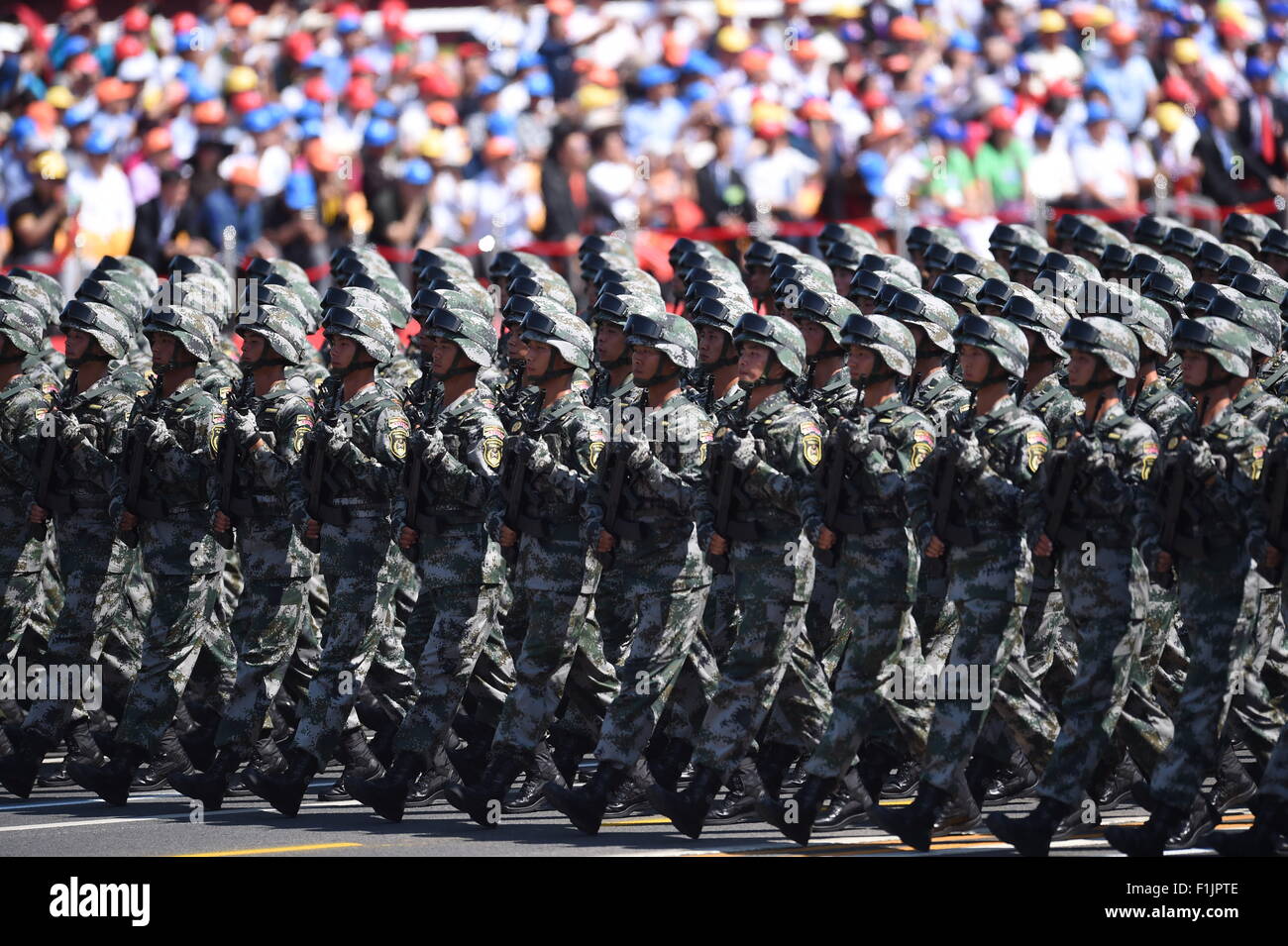 Beijing, China. 3rd Sep, 2015. The phalanx honoring heroes of "the ...