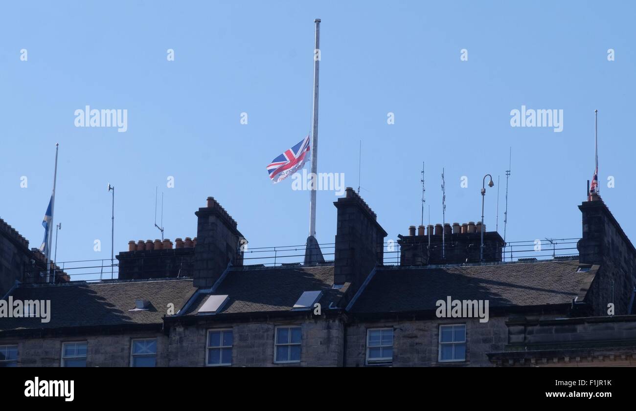 Edinburgh City Chambers Council Flag High Resolution Stock Photography ...