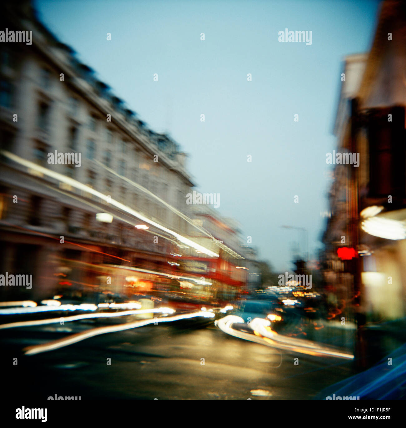 Blurred View of City, London, England Stock Photo - Alamy