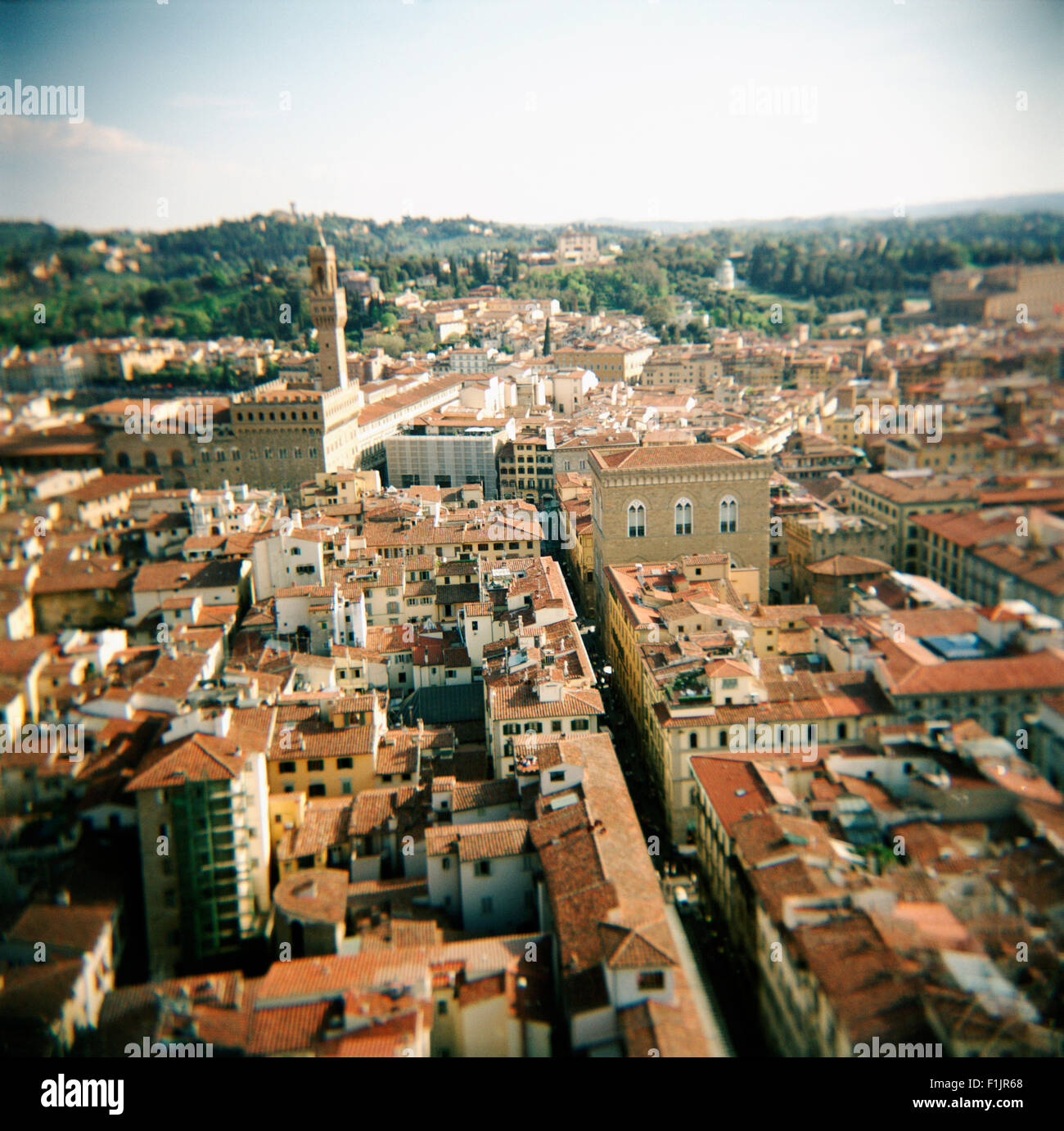 Florence italy high angle hi-res stock photography and images - Alamy