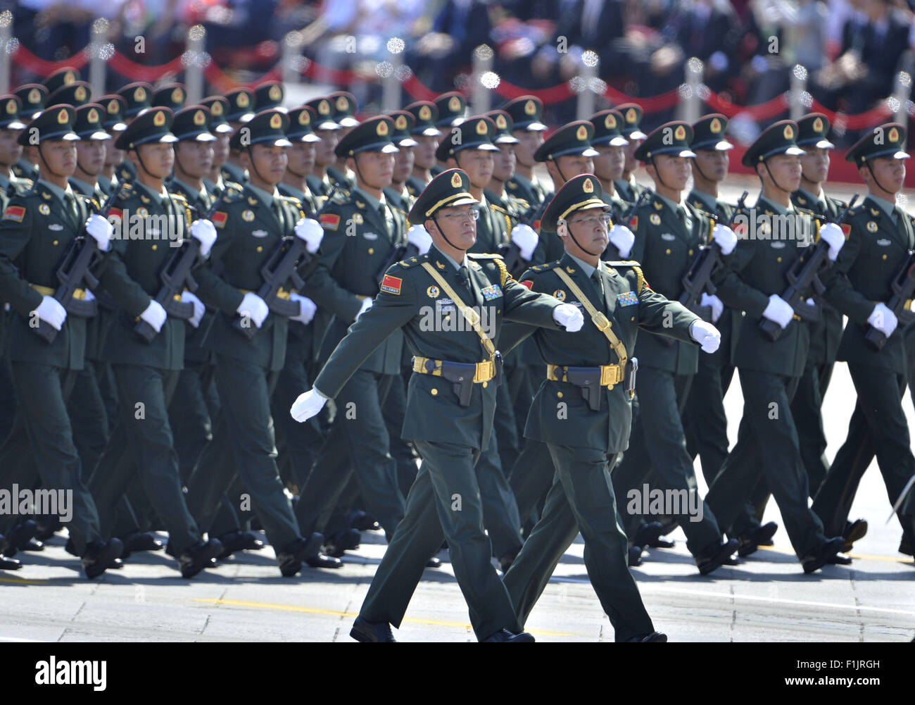 Beijing, China. 3rd Sep, 2015. The phalanx honoring heroes of "the ...