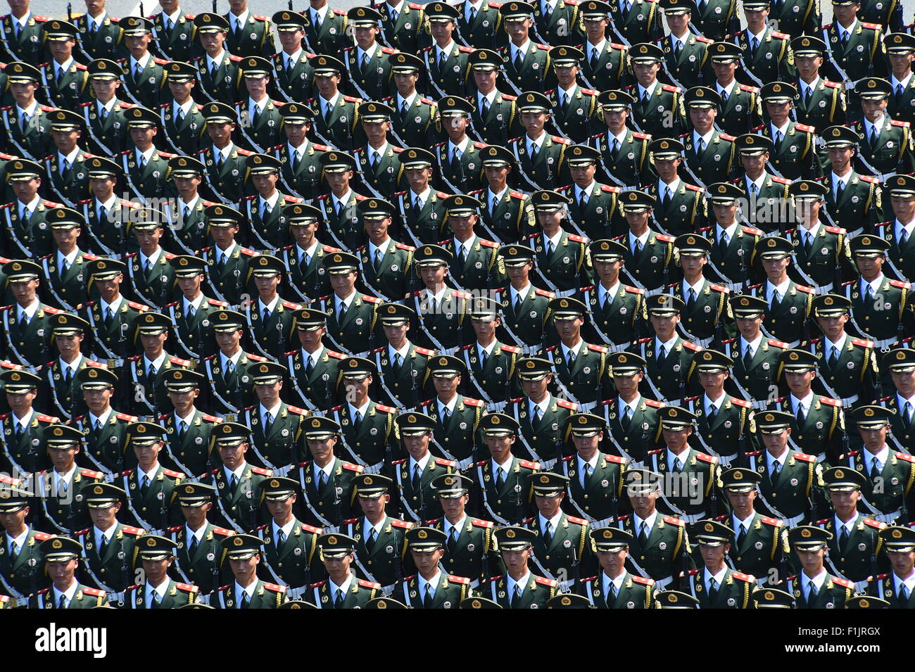 Beijing, China. 3rd Sep, 2015. The phalanx honoring heroes of "Armed ...