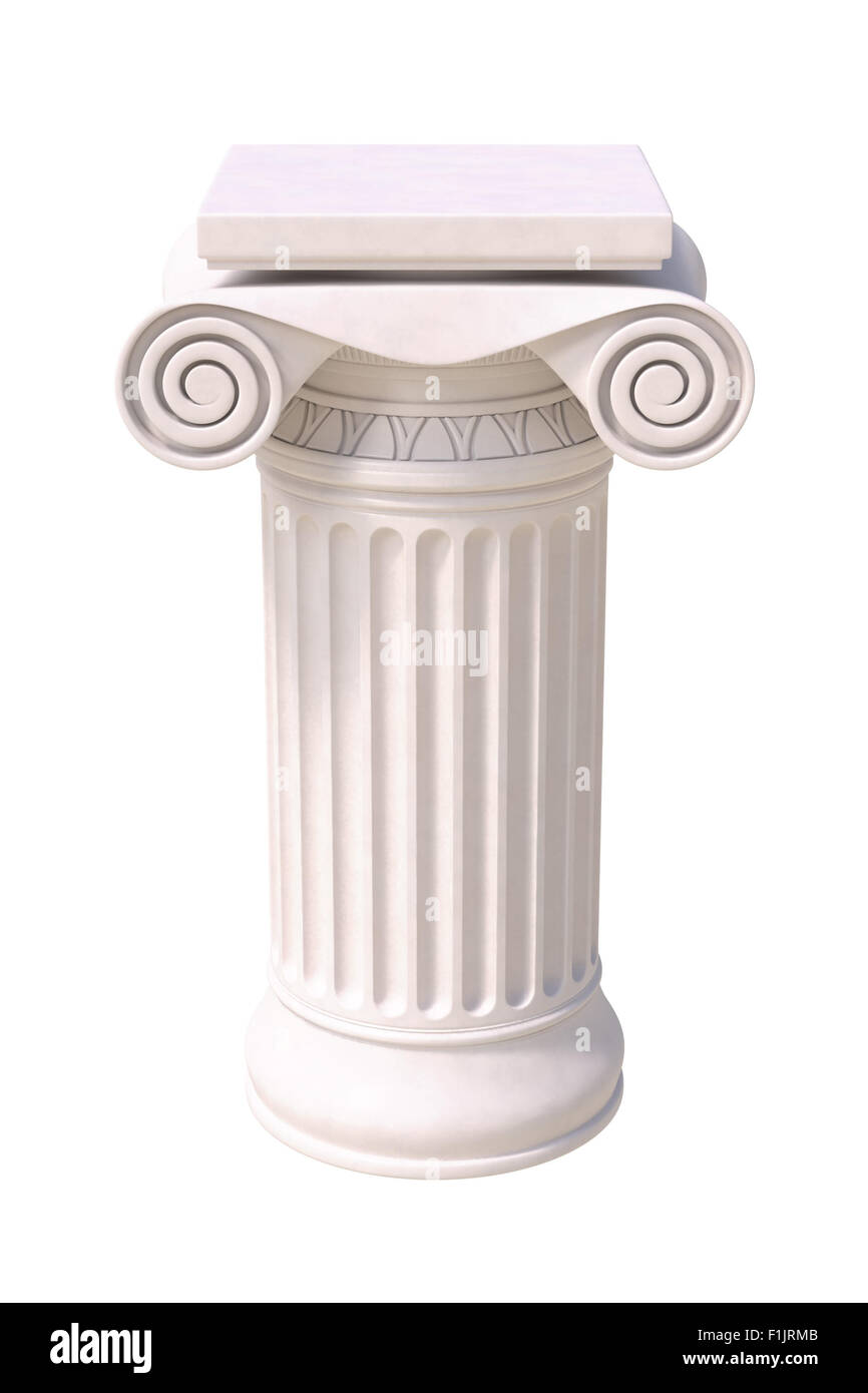 Corinthian capital and column Cut Out Stock Images & Pictures - Alamy