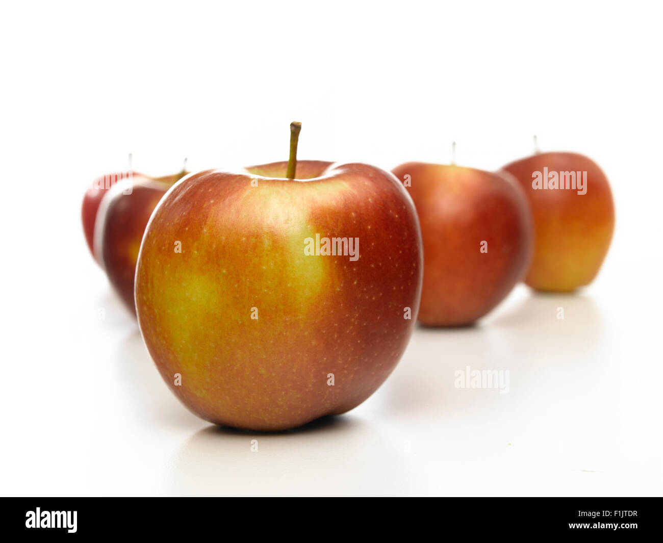 Apple isolated on a white background Stock Photo - Alamy