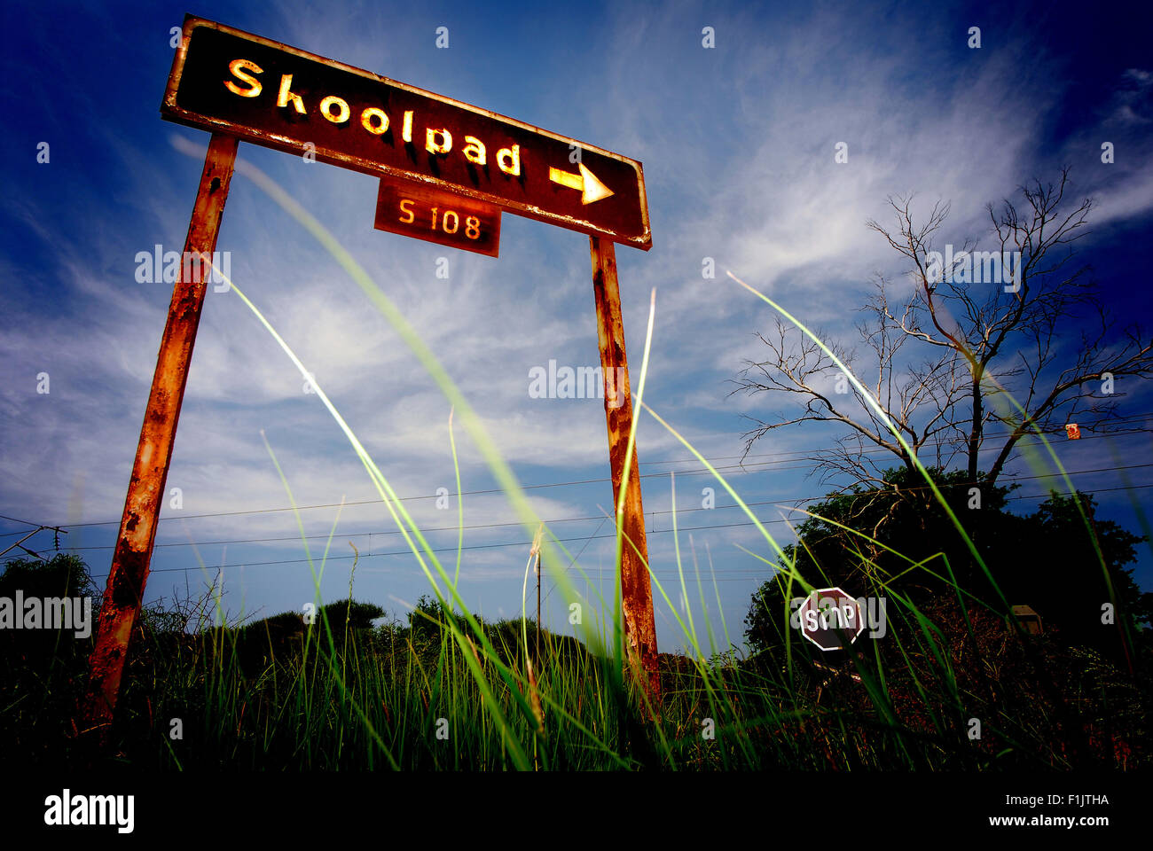 Limpopo road sign hi-res stock photography and images - Alamy