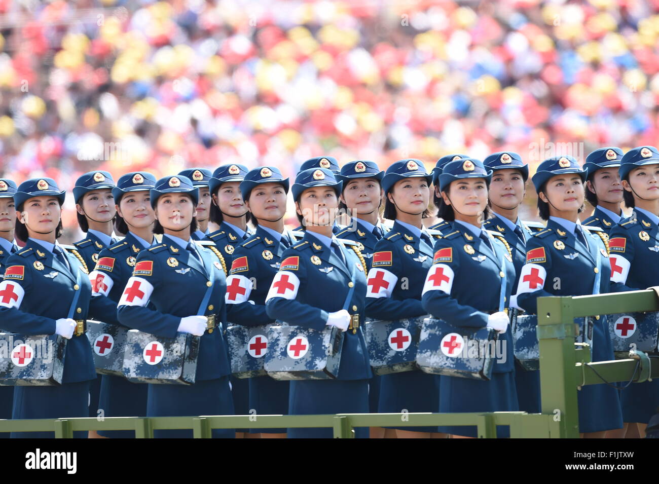 Beijing, China. 3rd Sep, 2015. Bethune international medical phalanx ...
