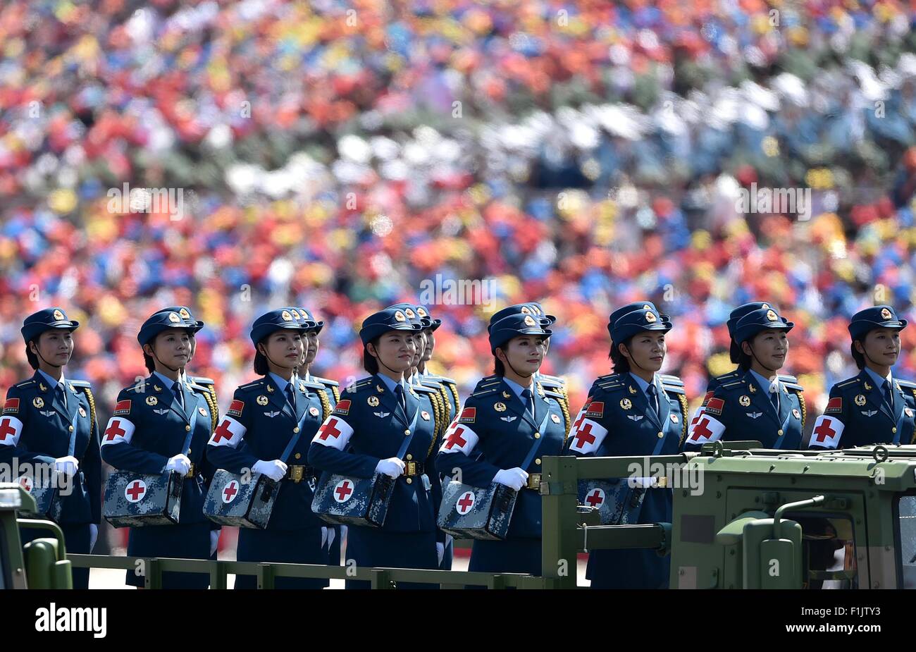 Beijing, China. 3rd Sep, 2015. Bethune international medical phalanx ...