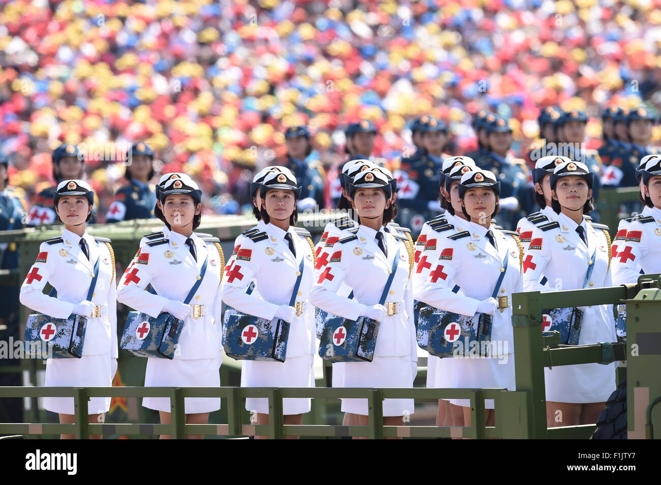 Beijing, China. 3rd Sep, 2015. Bethune international medical phalanx ...