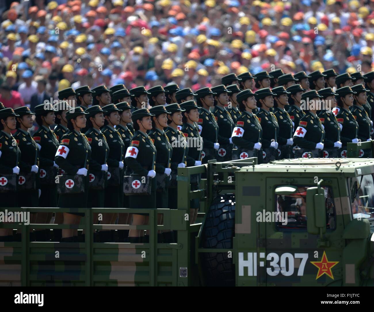Beijing, China. 3rd Sep, 2015. Bethune international medical phalanx ...