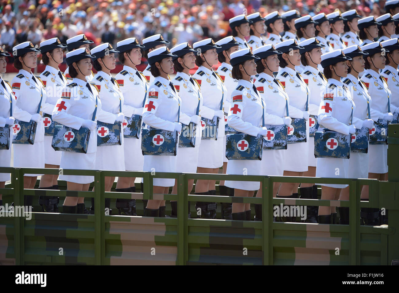 Beijing, China. 3rd Sep, 2015. Bethune international medical phalanx ...