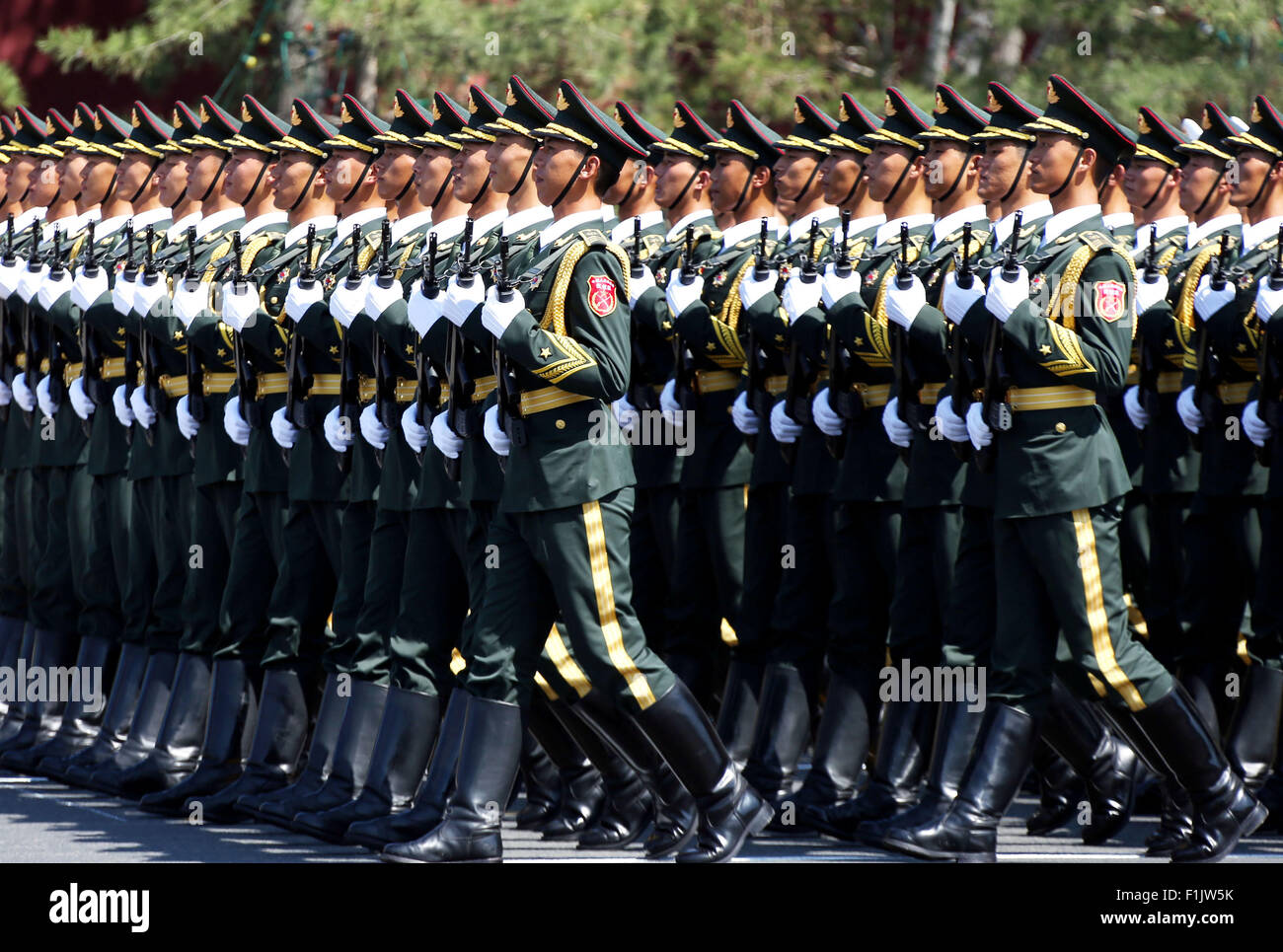 Beijing, China. 3rd Sep, 2015. The phalanx honoring heroes of "Armed ...