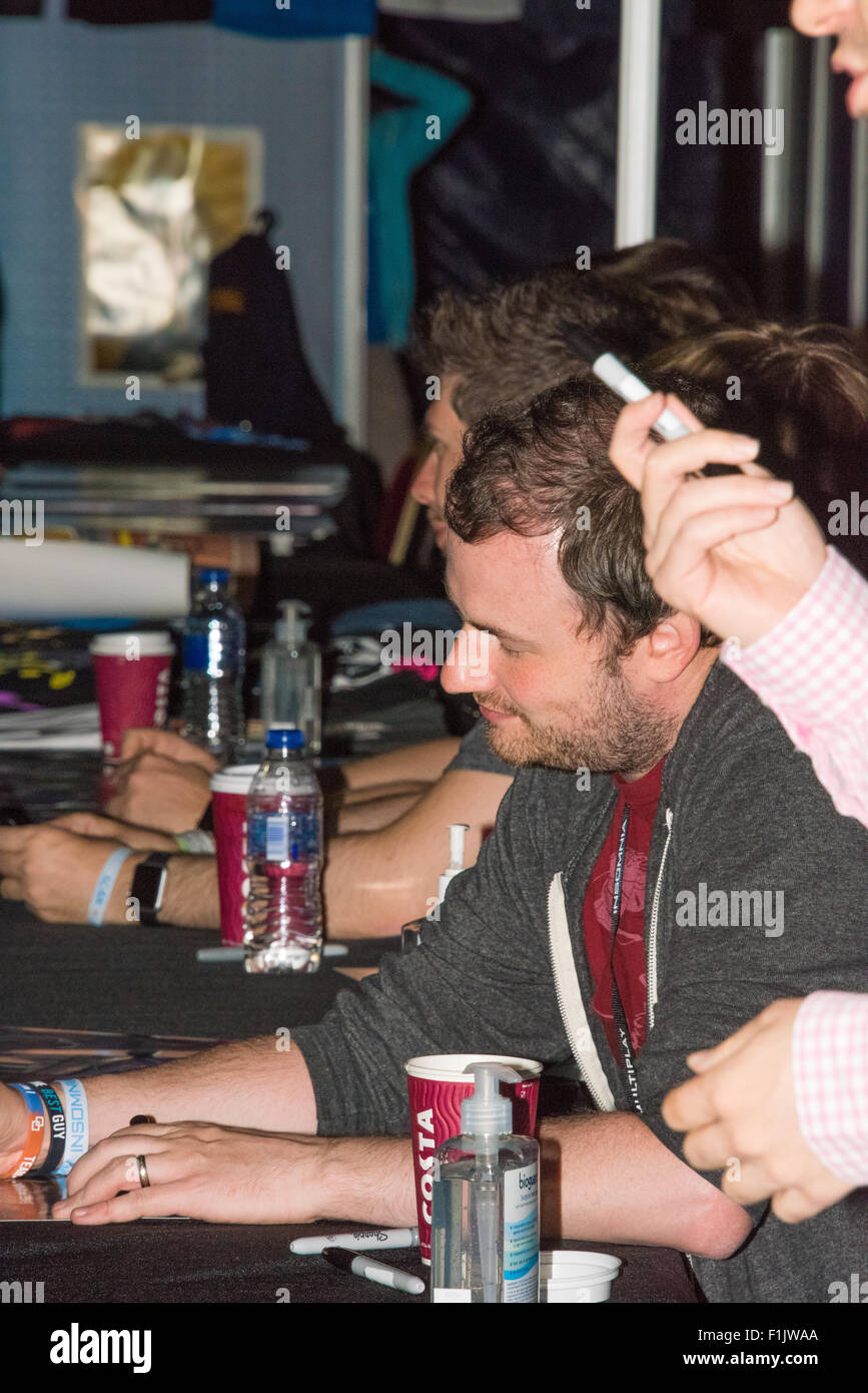 Members of Yogscast meeting fans and signing autographs at Insomnia55 ...