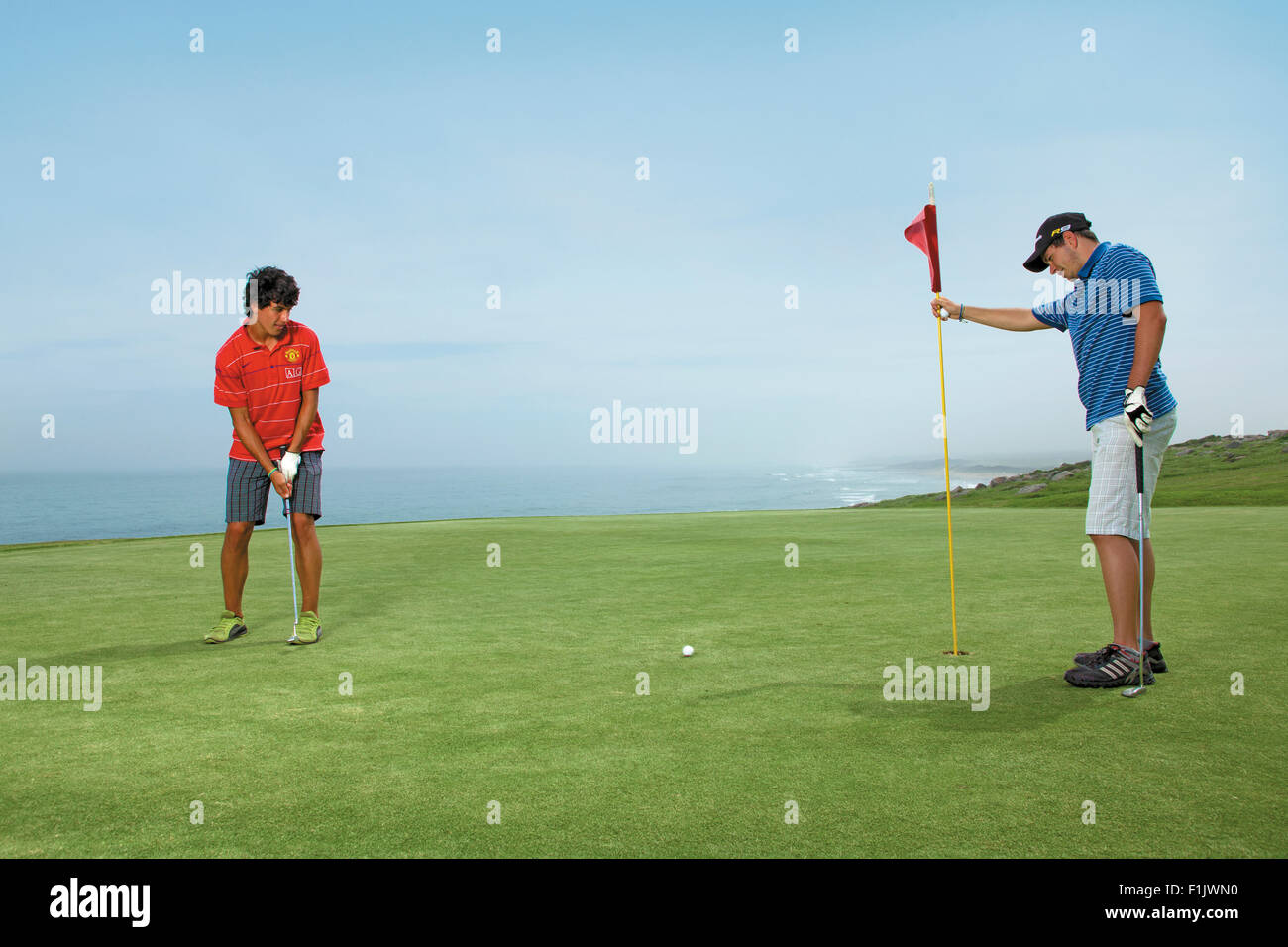 Wild Coast Golf Stock Photo - Alamy