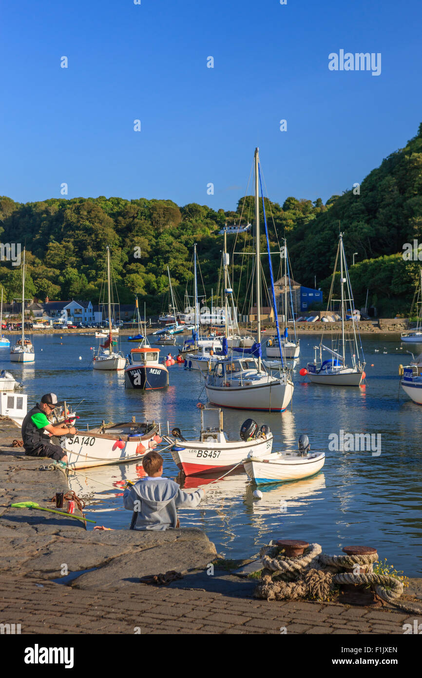 Lower Town Fishguard Pembrokeshire Wales Stock Photo - Alamy