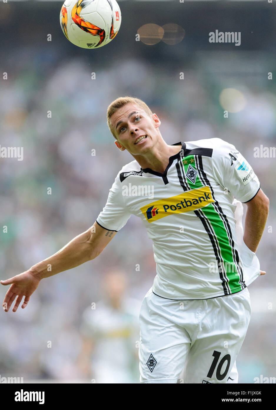 Moenchengladbach's Thorgan Hazard in action durng the Bundesliga soccer ...