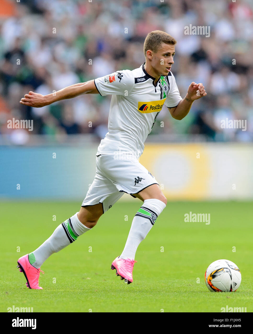 Moenchengladbach's Thorgan Hazard in action durng the Bundesliga soccer ...