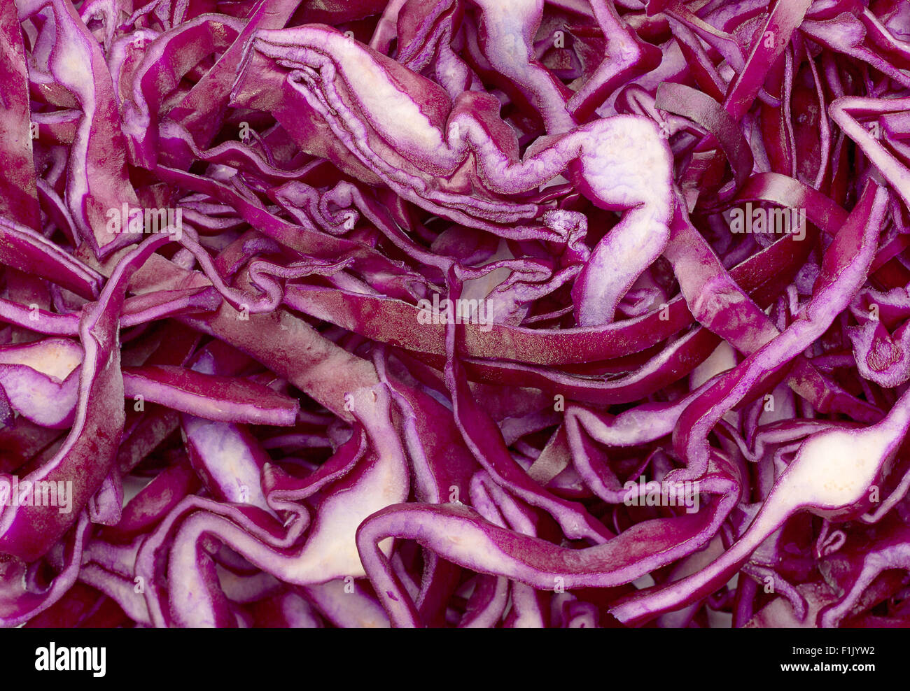 Purple cabbage slice closeup background Stock Photo - Alamy