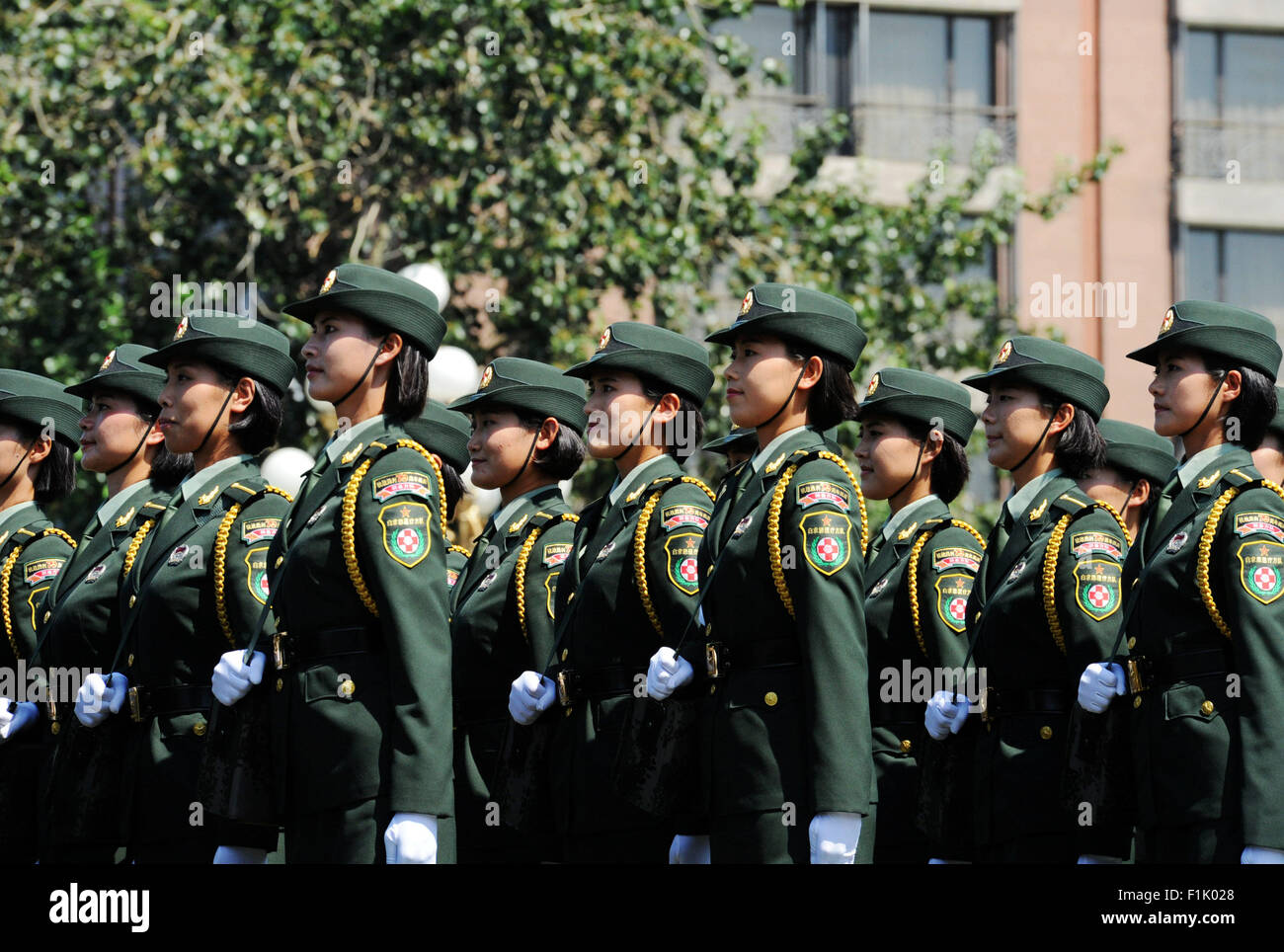 Beijing, China. 3rd Sep, 2015. Bethune international medical phalanx ...