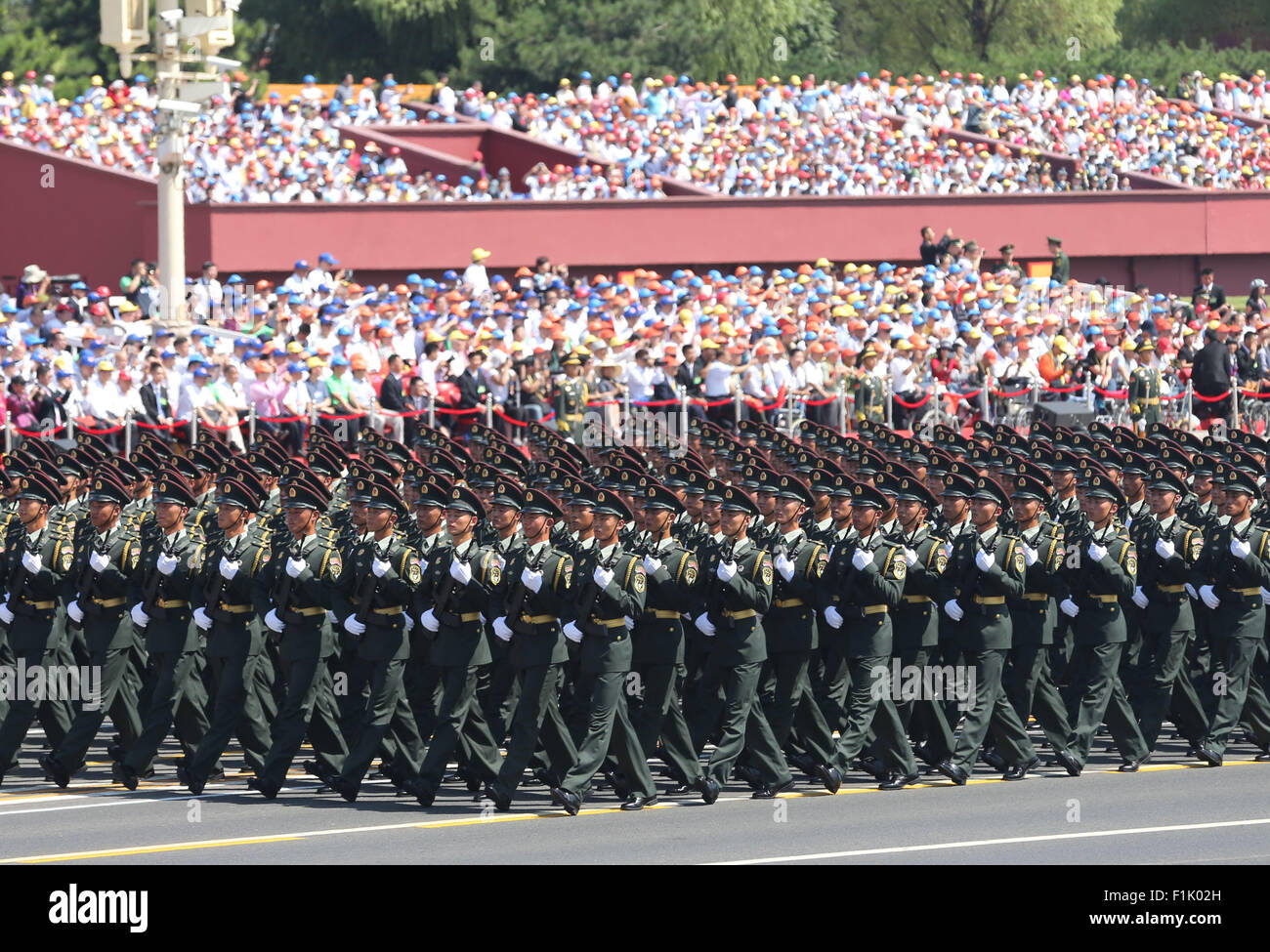 Beijing, China. 3rd Sep, 2015. The phalanx honoring heroes of "the ...
