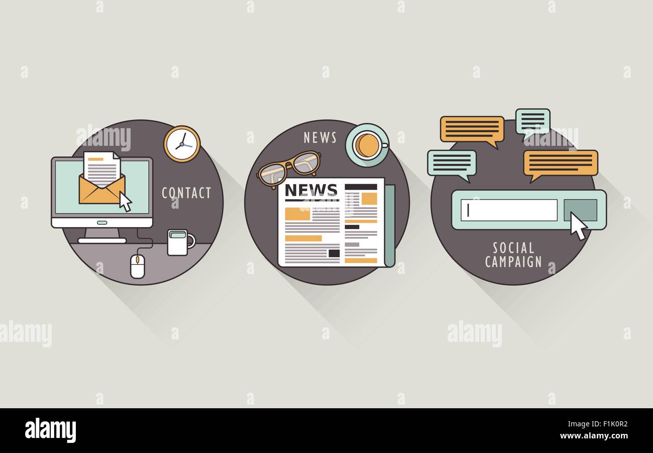 Thinking solving process line hi-res stock photography and images - Alamy