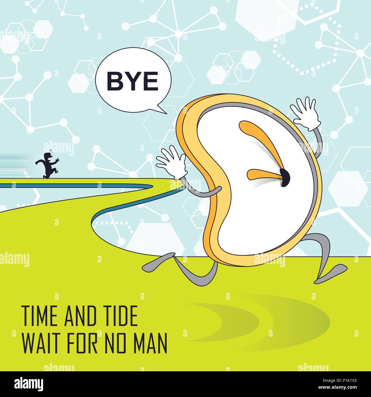 Back in time Stock Vector Images - Alamy