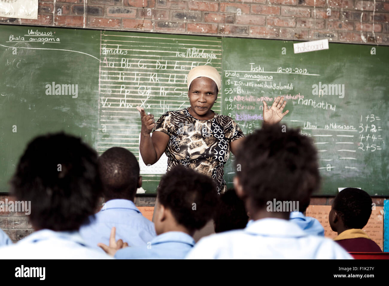 Teacher Teaching A Class