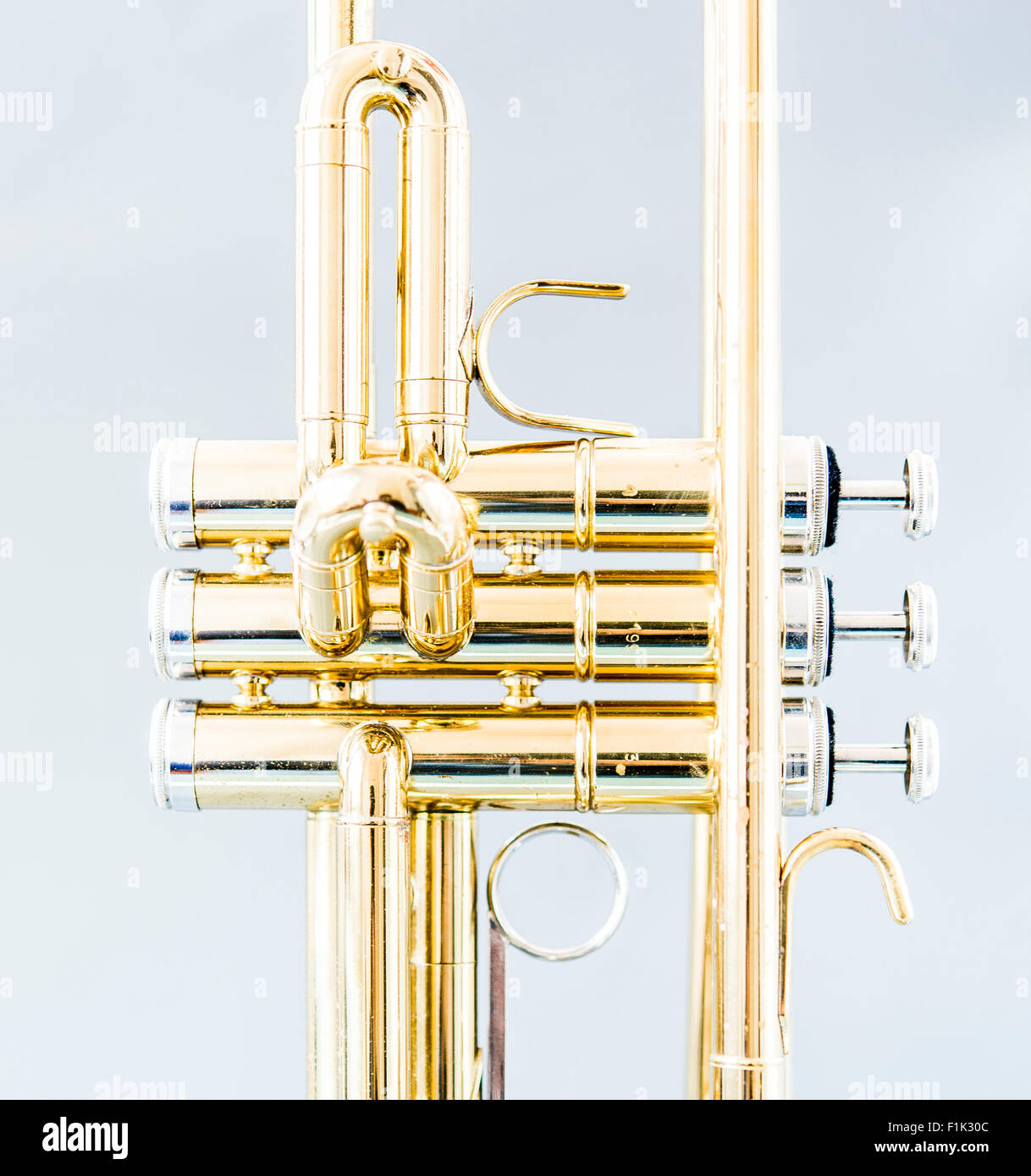 close-up of a trumpet Stock Photo - Alamy