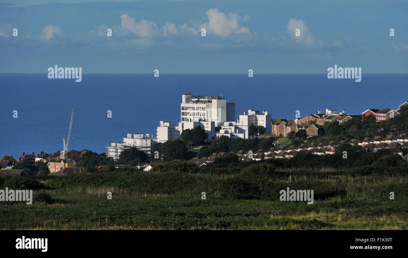 The Royal Sussex County Hospital RSCH in Brighton viewed from Sheepcote ...