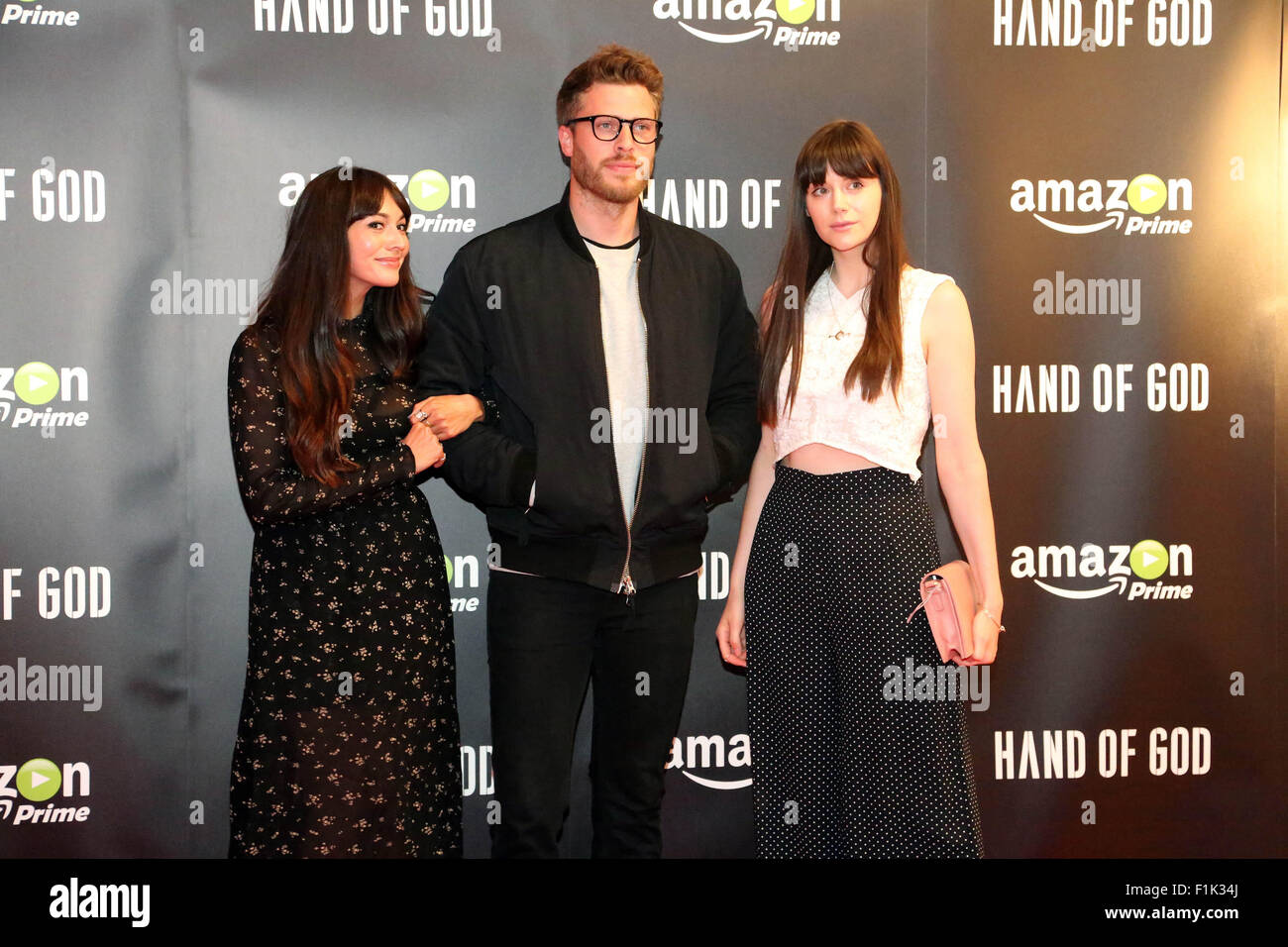 London, UK. 2nd September, 2015. Zara Martin, Ricky Edwards and Lilah ...