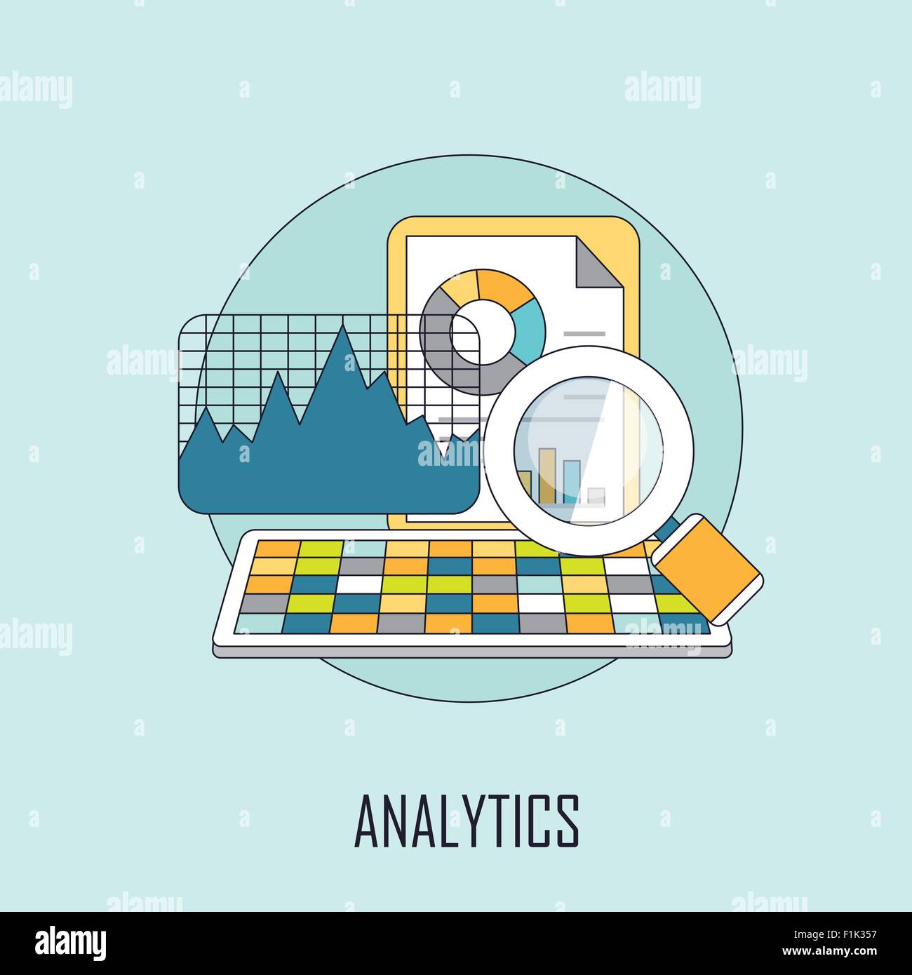 Internet survey concept in Stock Vector Images - Alamy