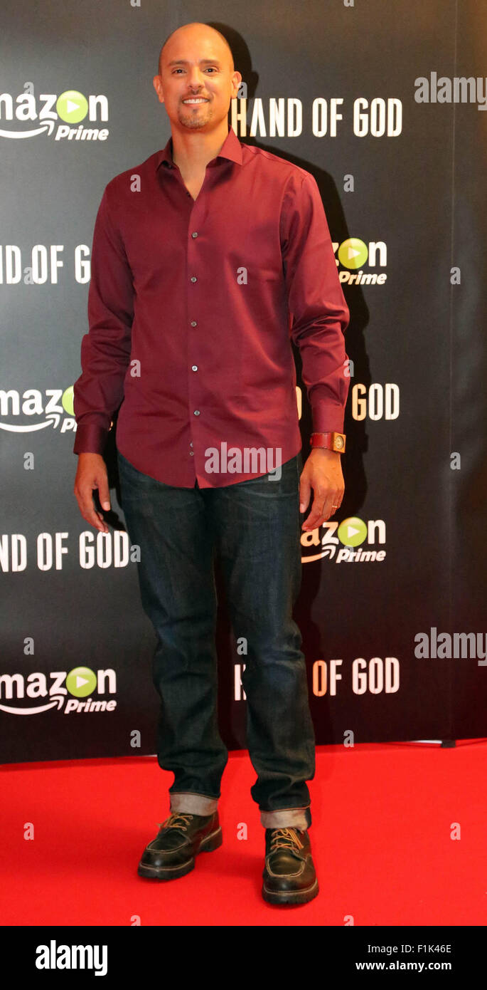 London, UK. 2nd September, 2015. Ben Watkins at 'Hand of God' TV series ...