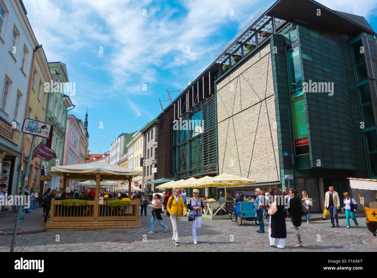 Viru street, Vanalinn, old town, Tallinn, Harju county, Estonia, Europe ...