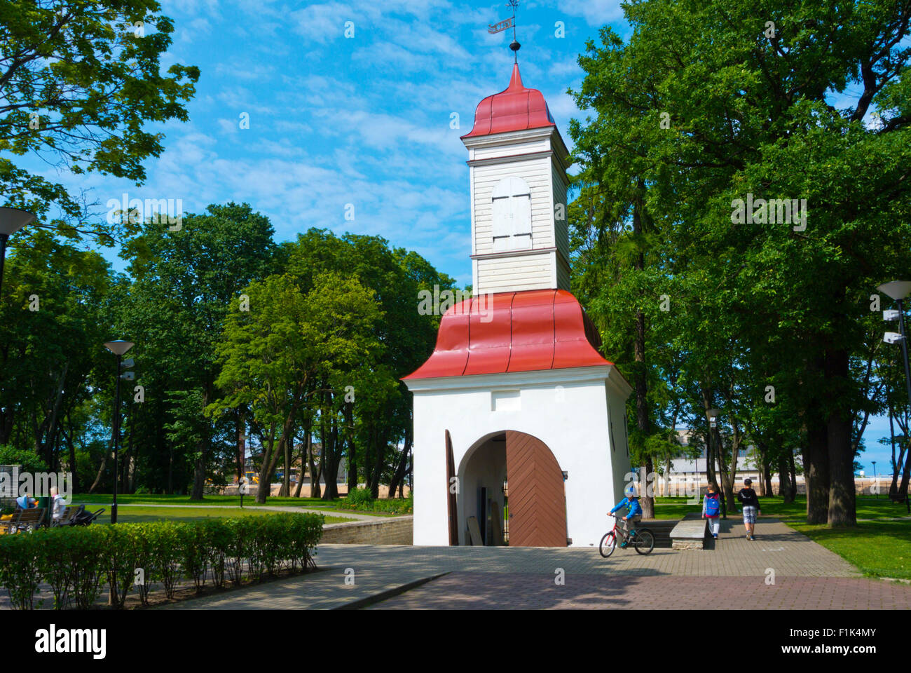 Kabel clock tower, Kalamaja kalmistu, Kalamaja cemetery, Tallinn ...