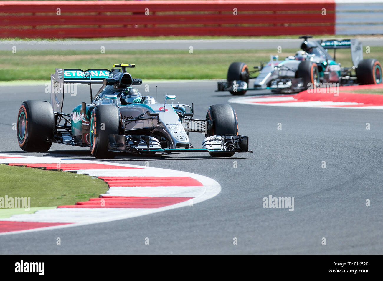 Formula 1 British Grand Prix Practice Session at Silverstone. Featuring ...