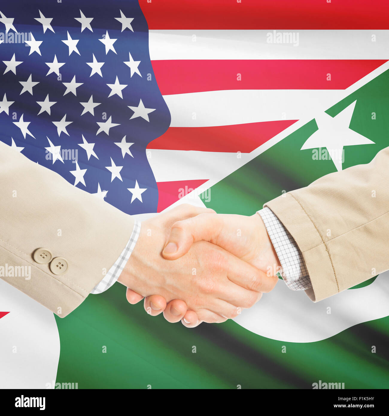 United states of america vs pakistani flag hi-res stock photography and ...