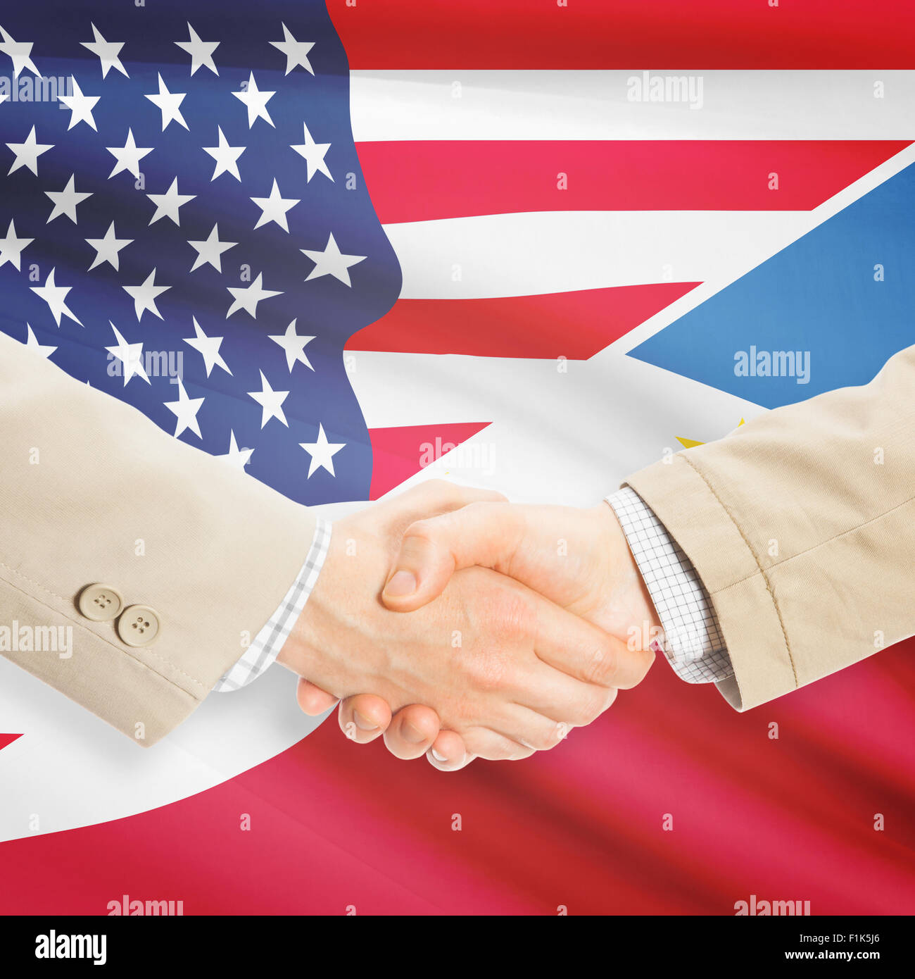 Businessmen shaking hands - United States and Philippines Stock Photo ... Businessmen shaking hands - United States and Philippines Stock Photo ...
