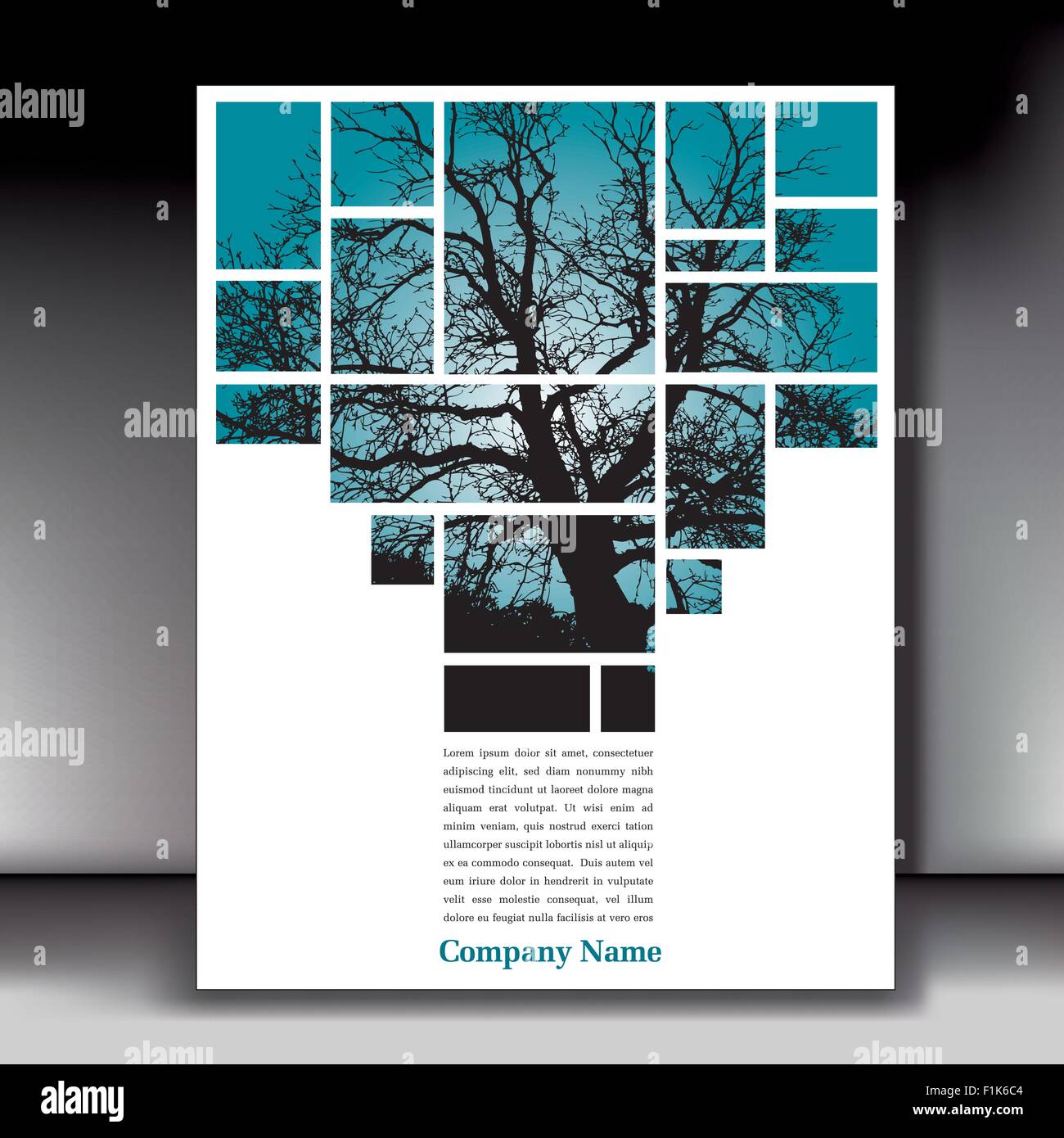 Unique tree page layout Stock Vector Image & Art - Alamy