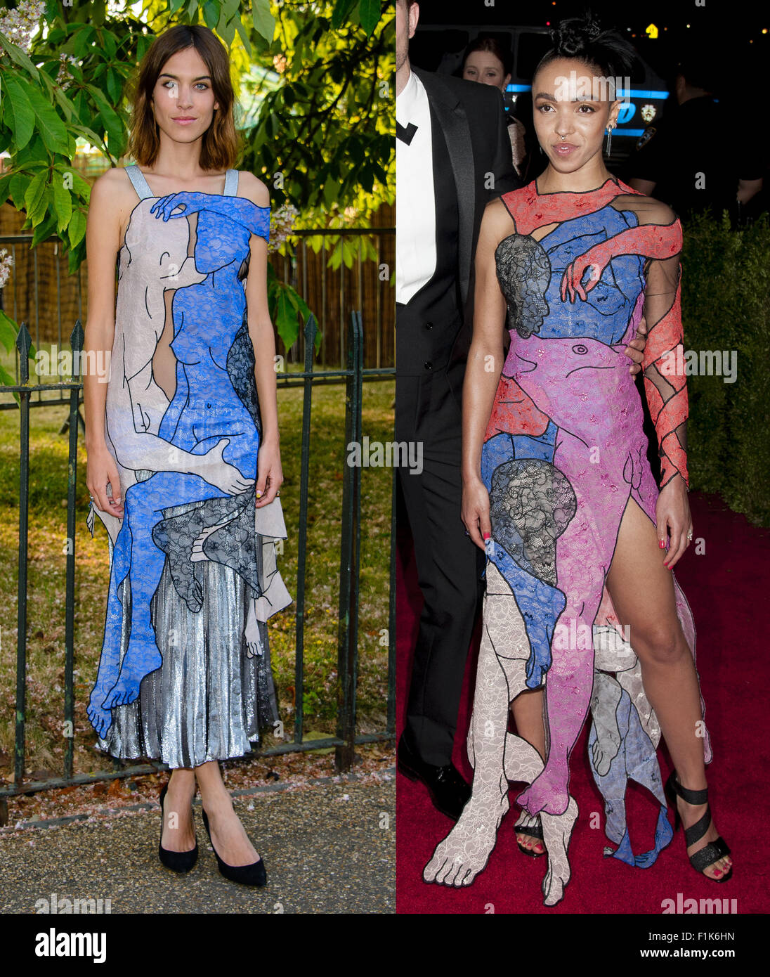 Who Wore It Best? Alexa Chung or FKA Twigs Serpentine Gallery summer ...